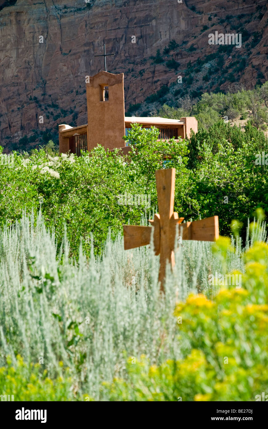 The "Monastery of Christ in the Desert" is located in a very remote ...