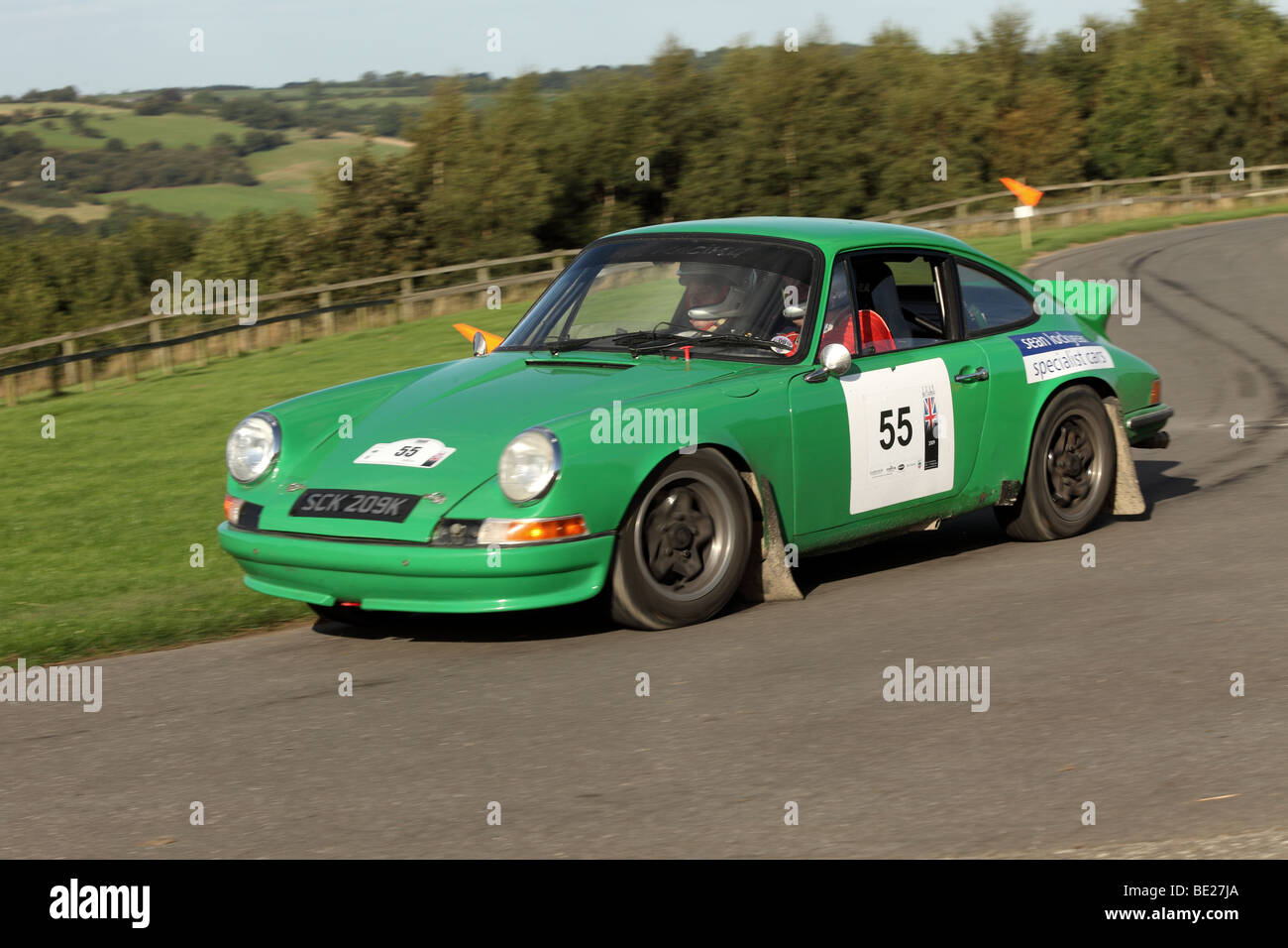 2009 Tour Britannia car number 55 at Harewood Hillclimb, in Yorkshire ...