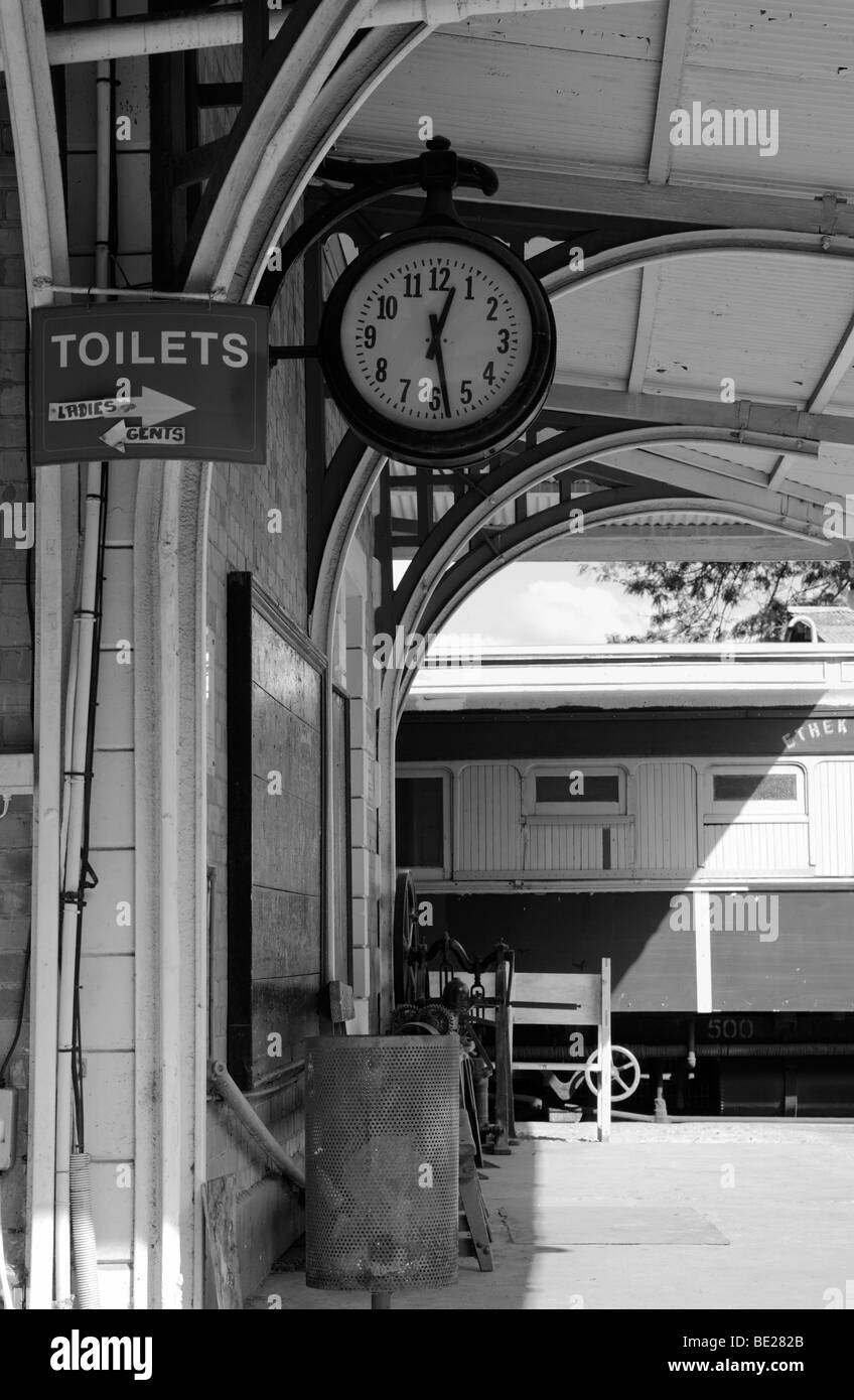 Restroom sign railway train hi-res stock photography and images - Alamy