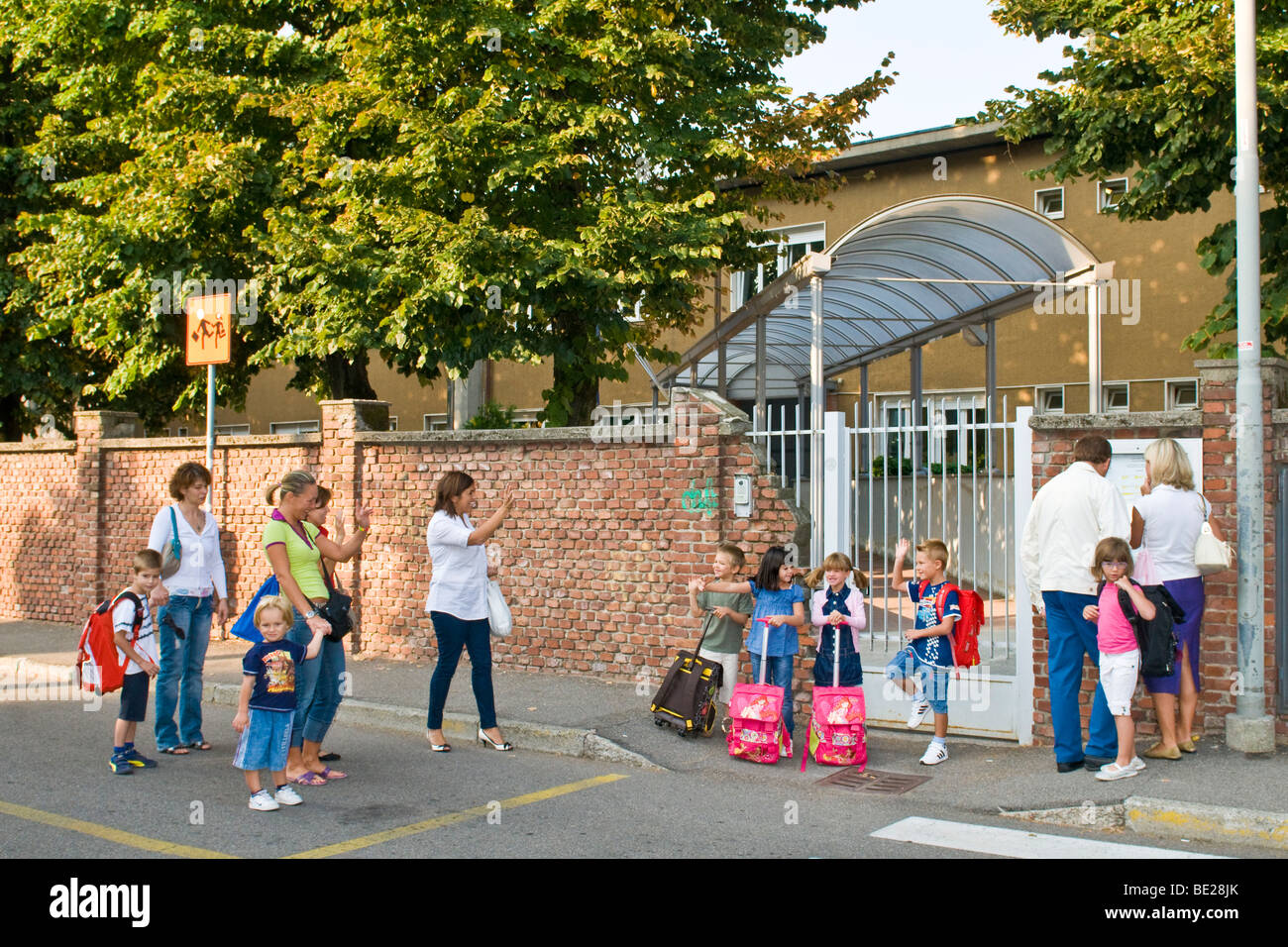 first day of school Stock Photo - Alamy
