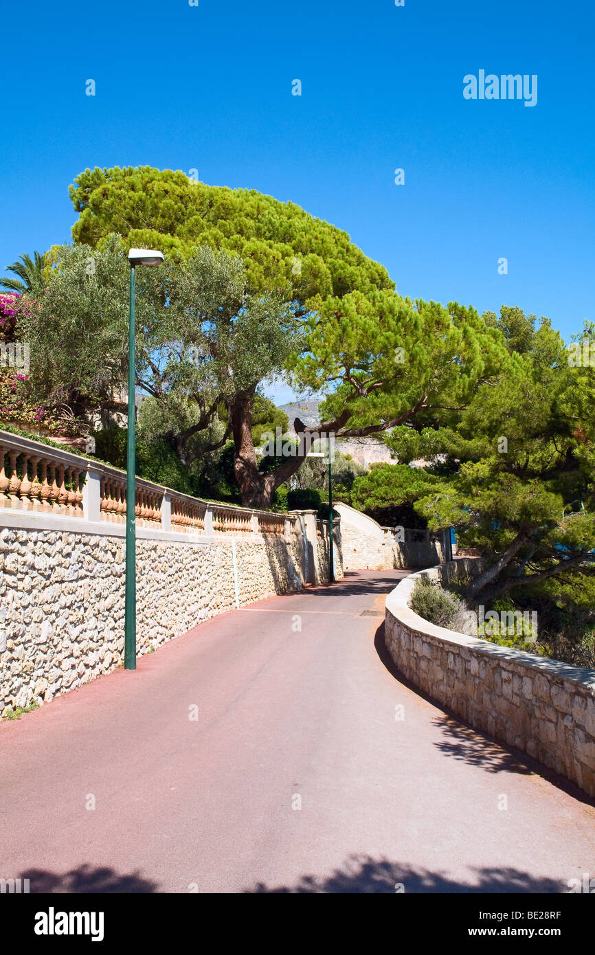 walk path between saint jean cap ferrat and beaulieu Stock Photo - Alamy