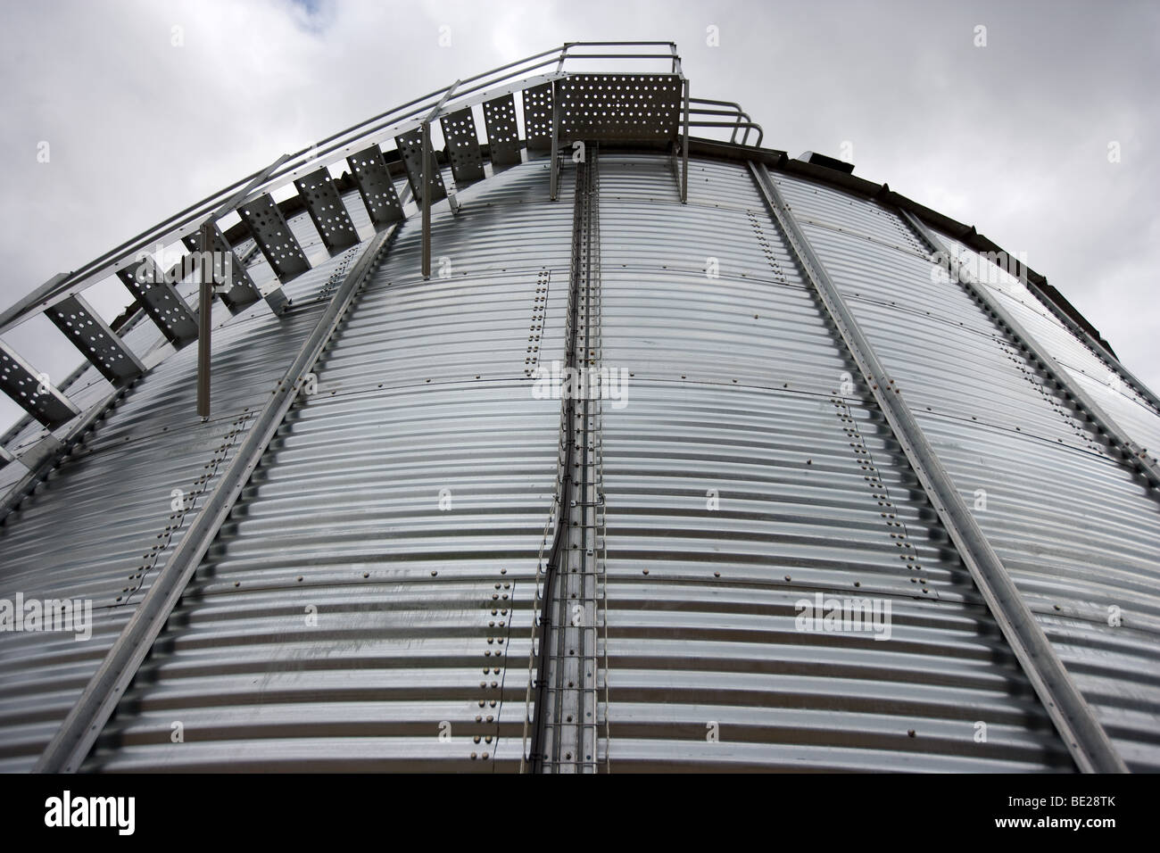 On Farm Grain Storage Stock Photo - Alamy