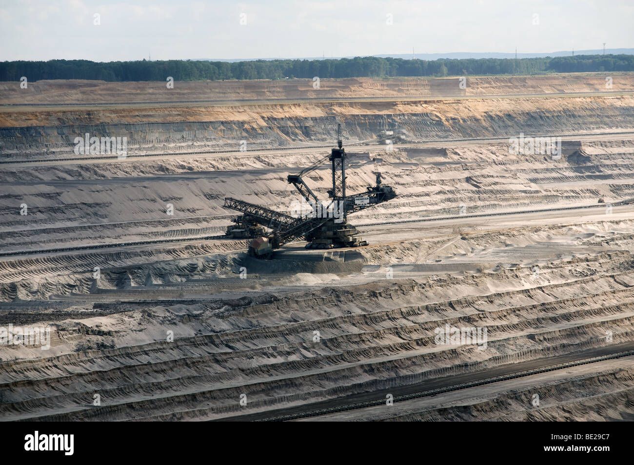 Open-cast coal mine, Western Germany Stock Photo - Alamy