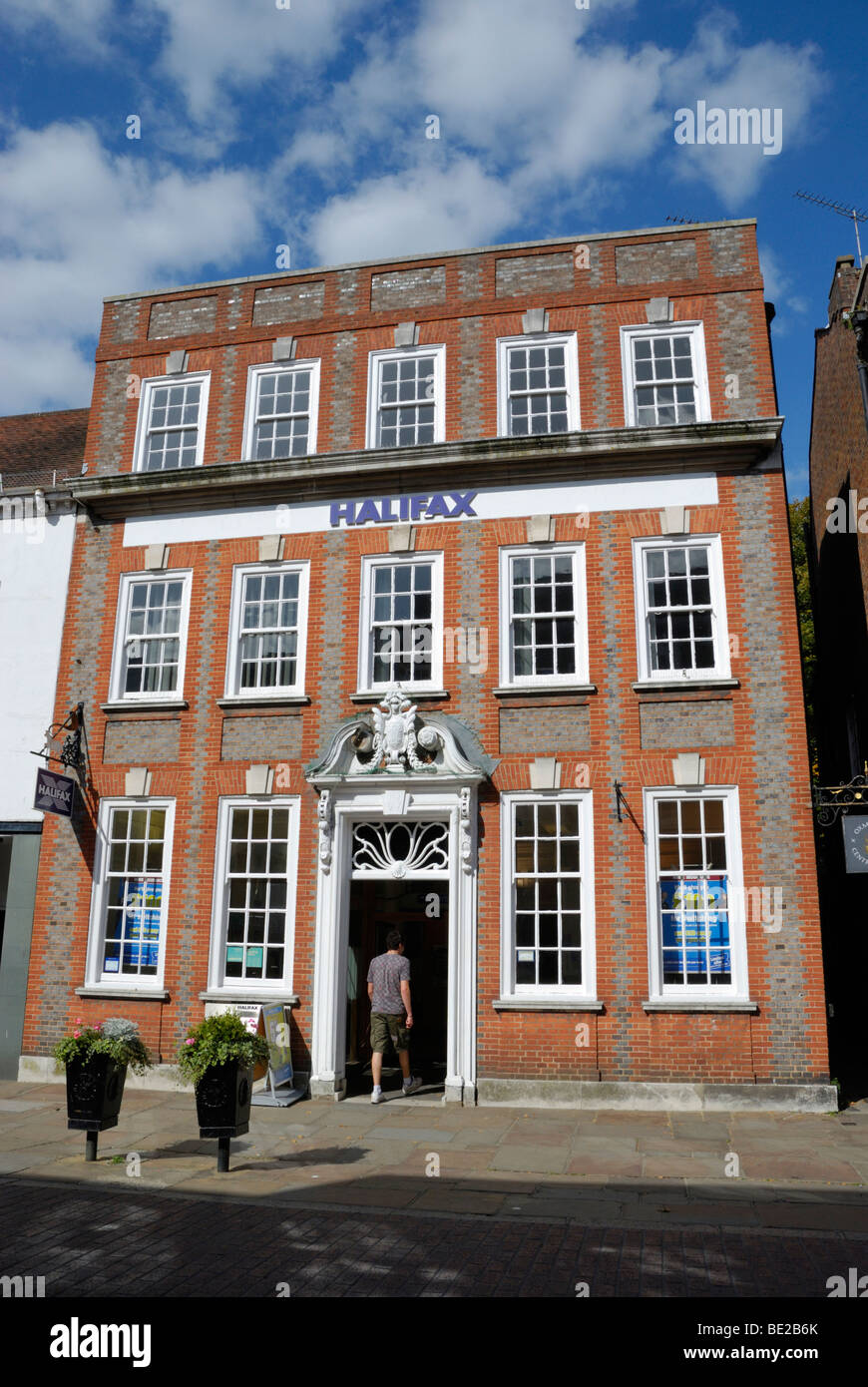 Halifax Bank in period building in East Street, Chichester, Sussex ...