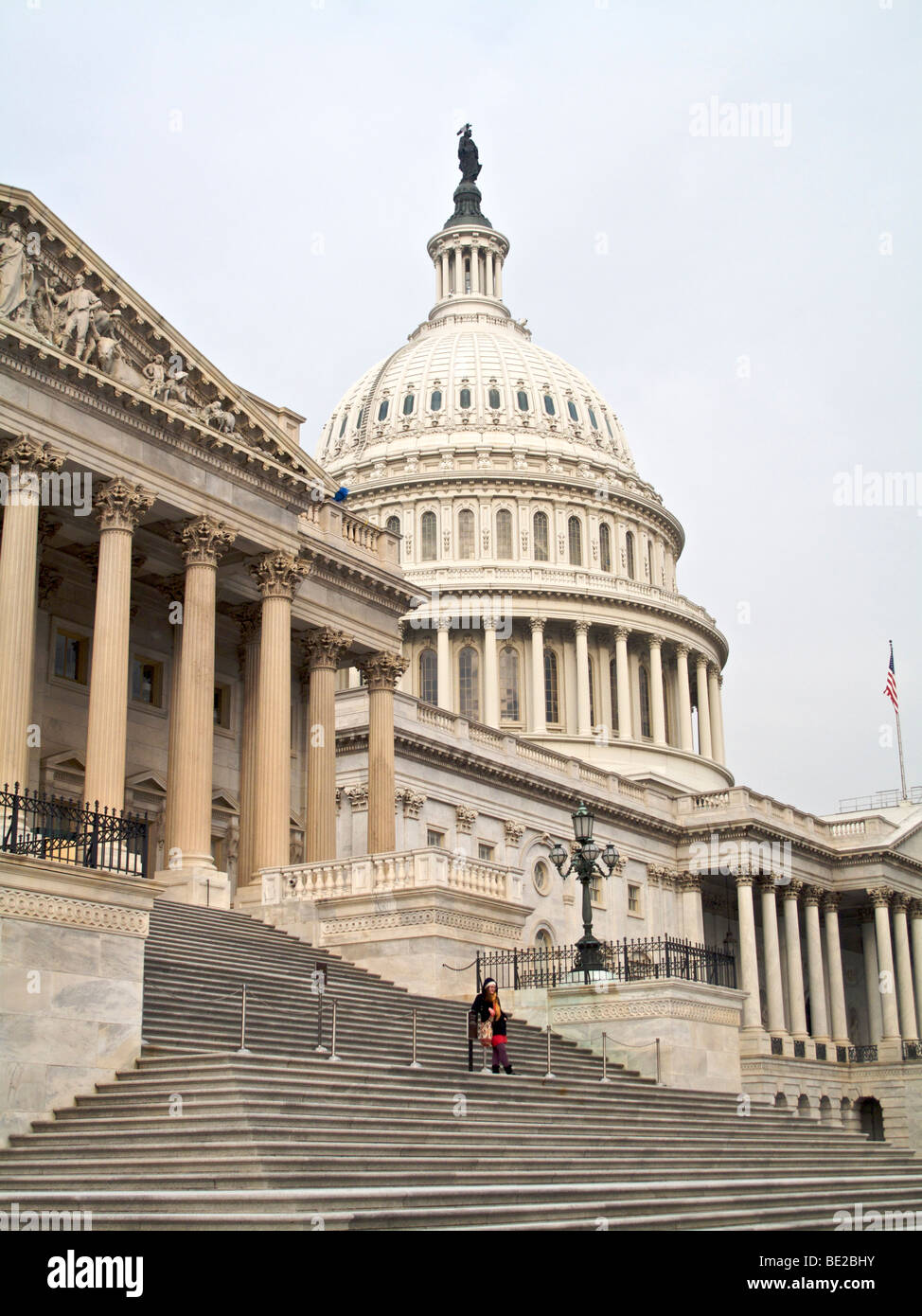 US Capitol on inauguration eve. January 2009 Stock Photo - Alamy