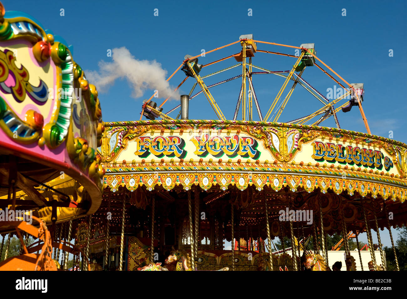 Steam driven carousel hi-res stock photography and images - Alamy