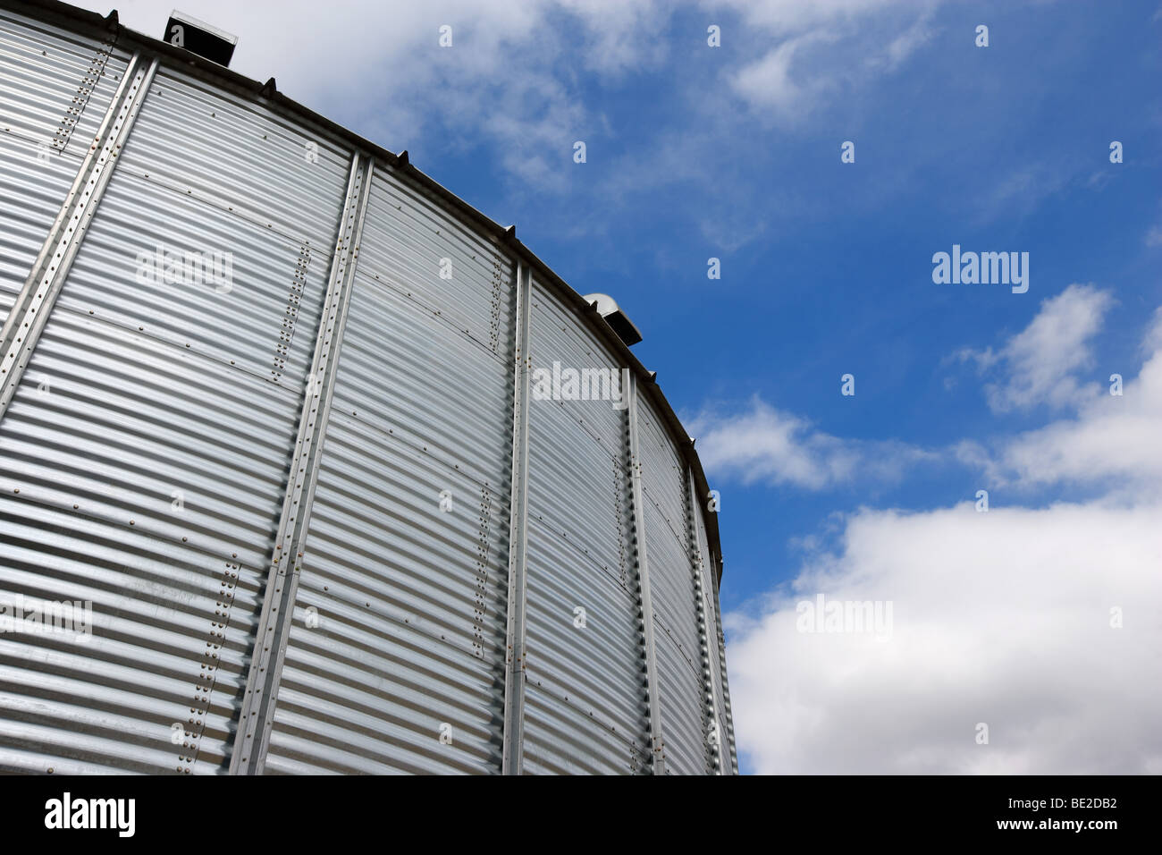 On Farm Grain Storage Stock Photo - Alamy