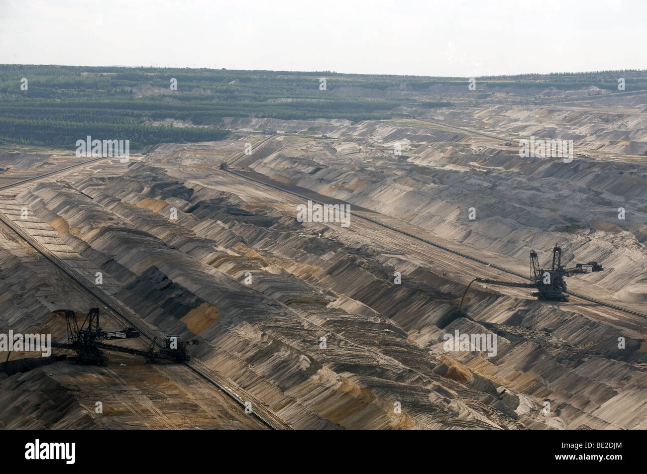 Open cast coal mine, Western Germany Stock Photo - Alamy