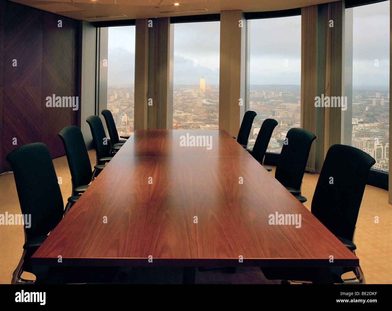 Central London City Boardroom Stock Photo - Alamy