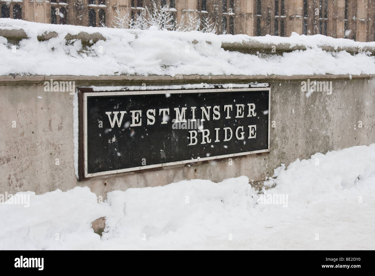 Westminster bridge sign hi-res stock photography and images - Alamy