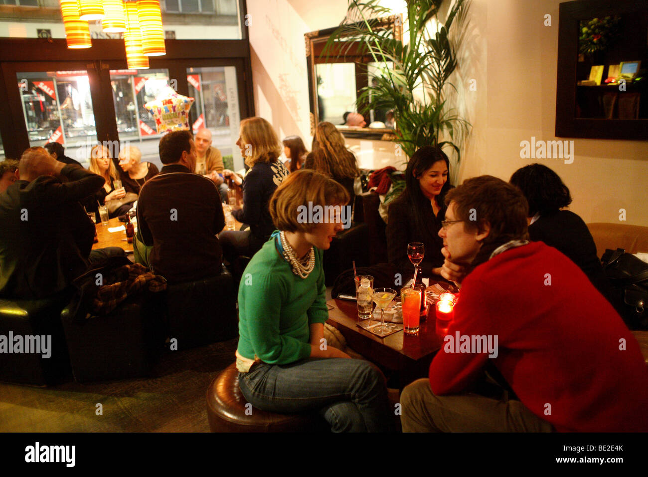 Match Bar in Central London Stock Photo - Alamy