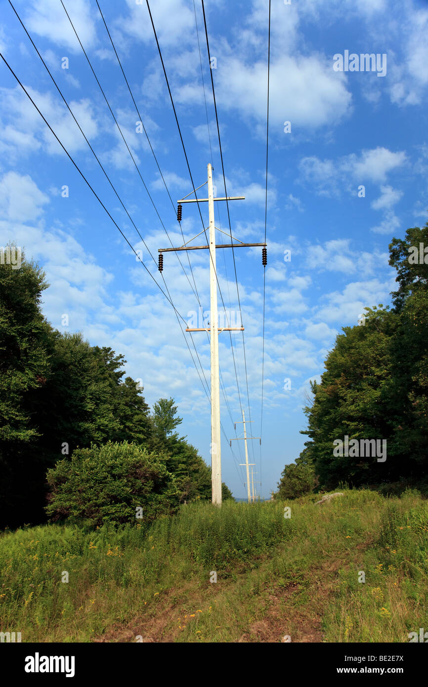 Power lines poles hi-res stock photography and images - Alamy