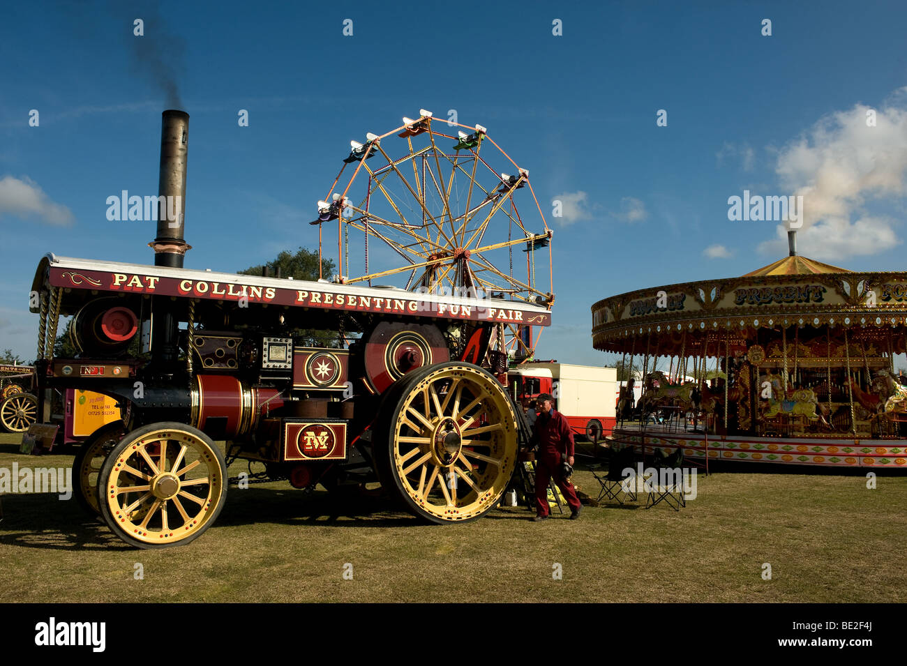 Fairground traction engine hi-res stock photography and images - Alamy