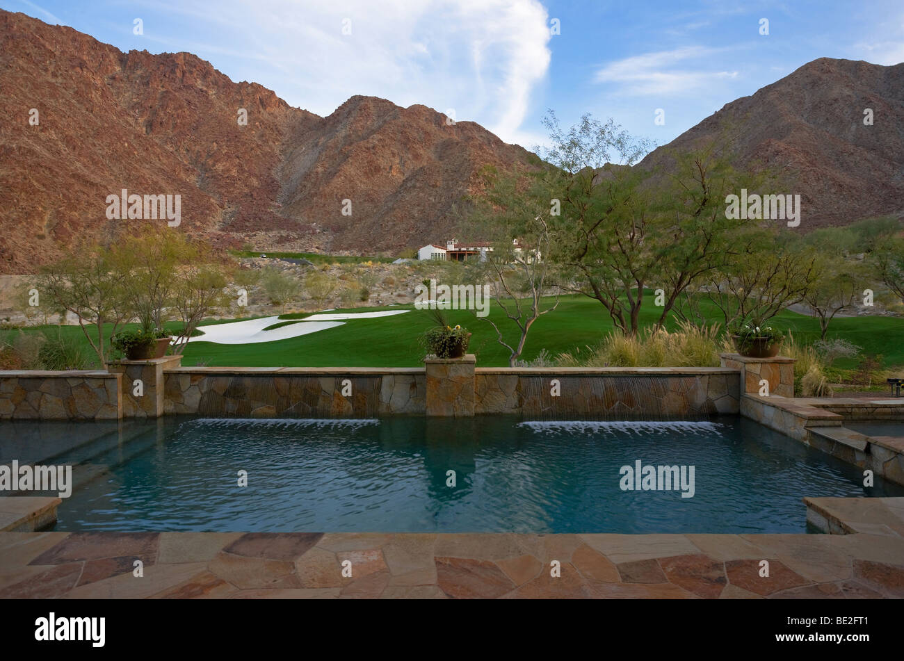 Beautiful Luxury Home Swimming Pool High Resolution Stock Photography ...