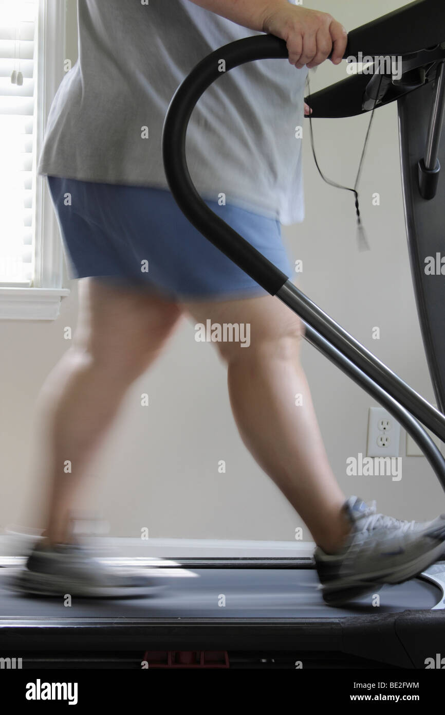 Obese Woman Exercising High Resolution Stock Photography and Images - Alamy