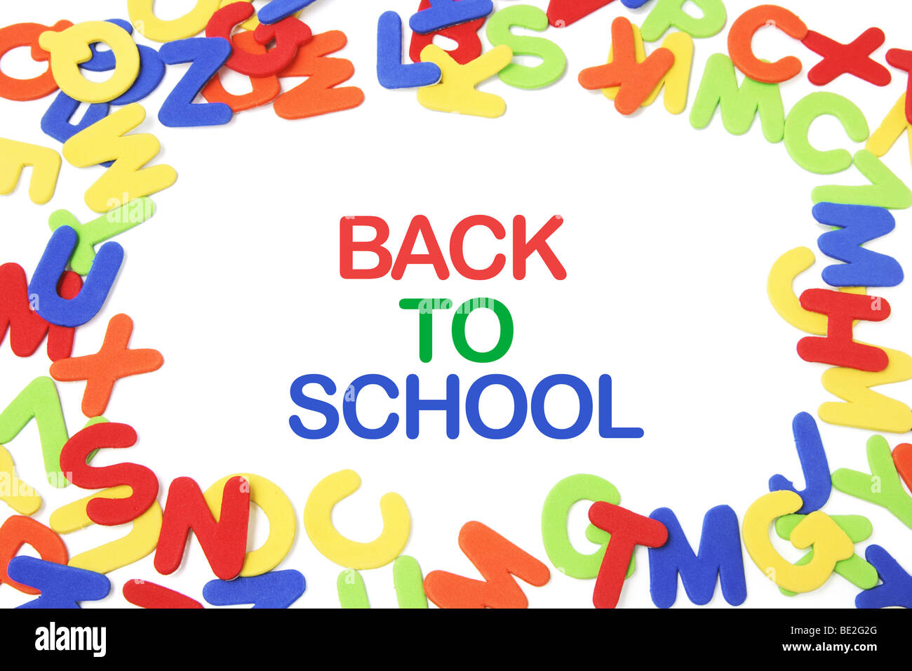 Back to School and Alphabets Stock Photo - Alamy