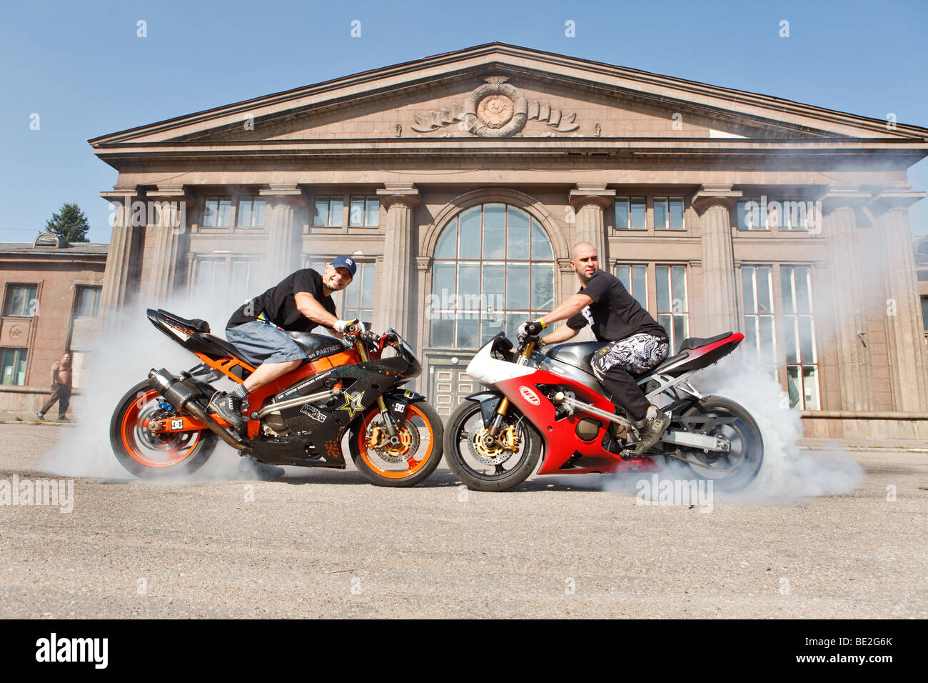 Motorcycle riders training hi-res stock photography and images - Alamy