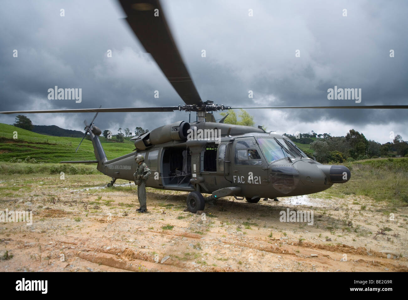 Black Hawk Helicopter Stock Photo - Alamy