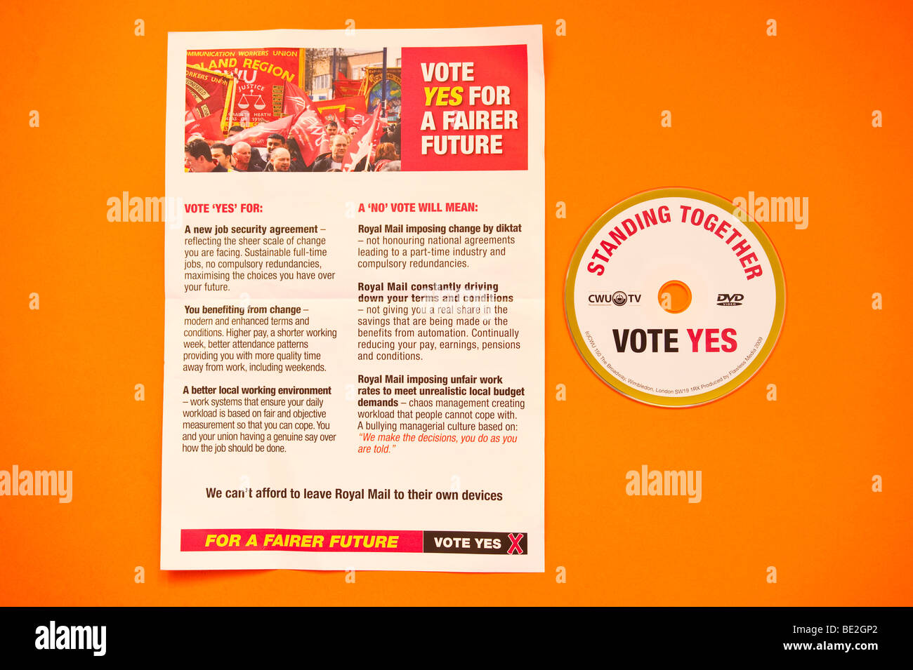 The official cwu leaflet & dvd sent to Royal Mail employees before the ...