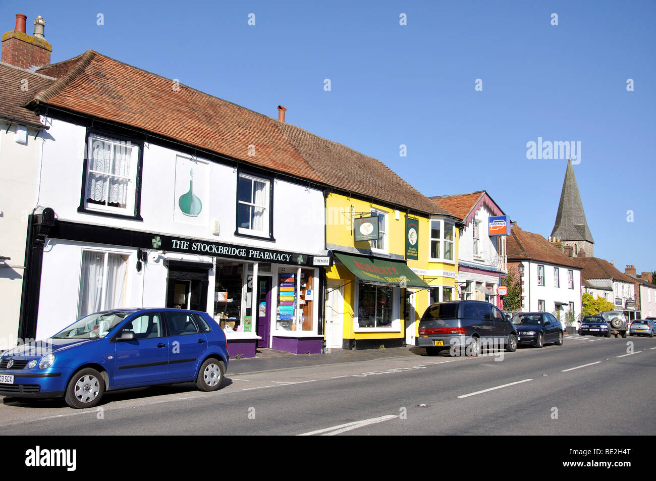 High Street, Stockbridge, Hampshire, England, United Kingdom Stock ...