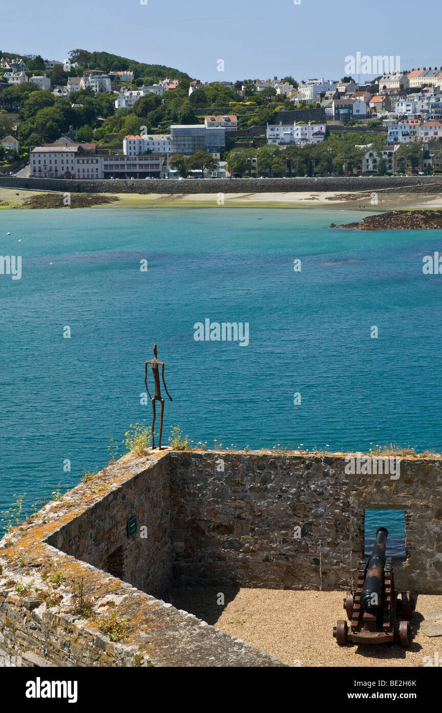 dh Castle Cornet ST PETER PORT GUERNSEY Antony Gormley statue Lot ...
