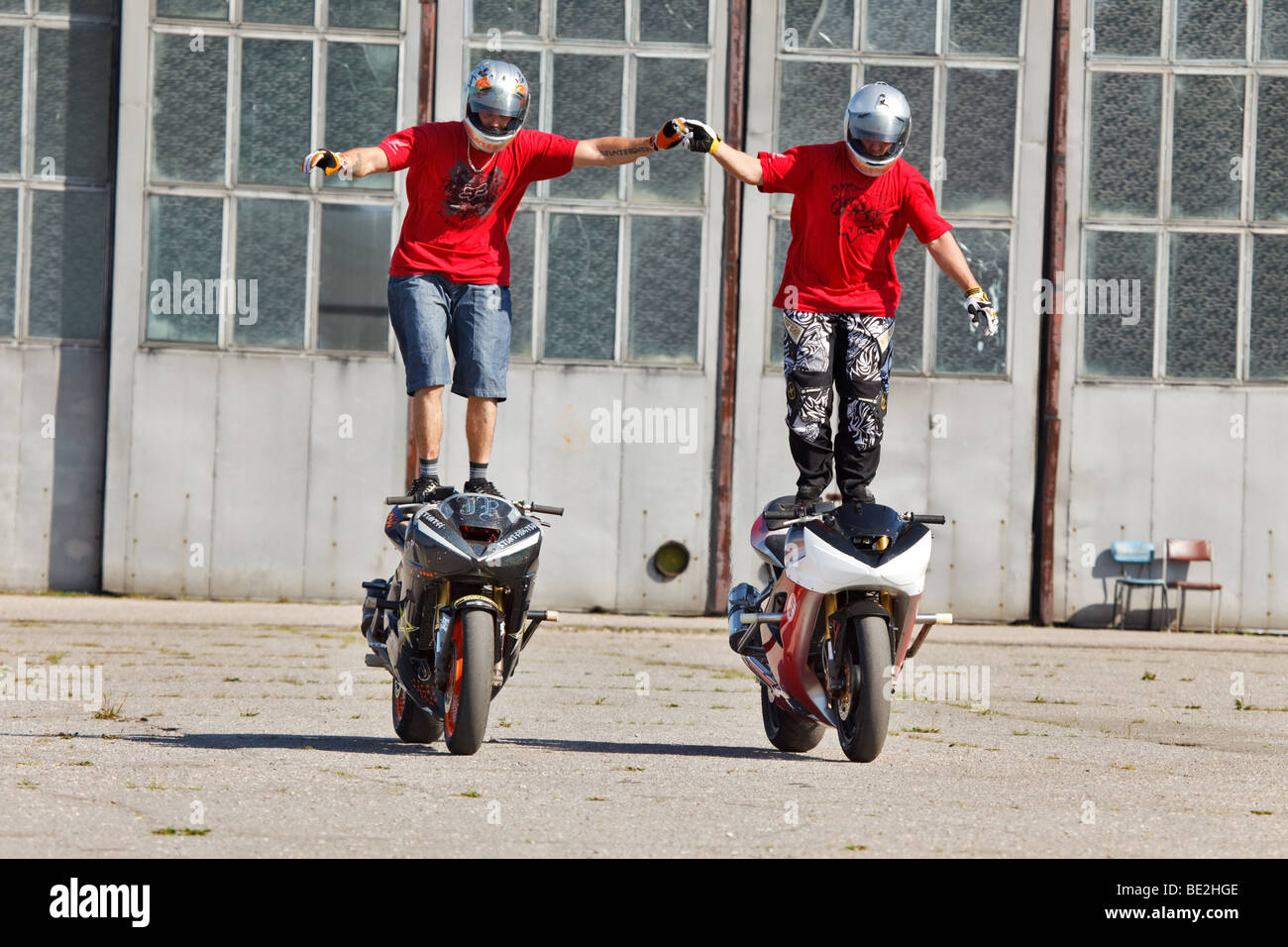 Motorcycle riders training hi-res stock photography and images - Alamy