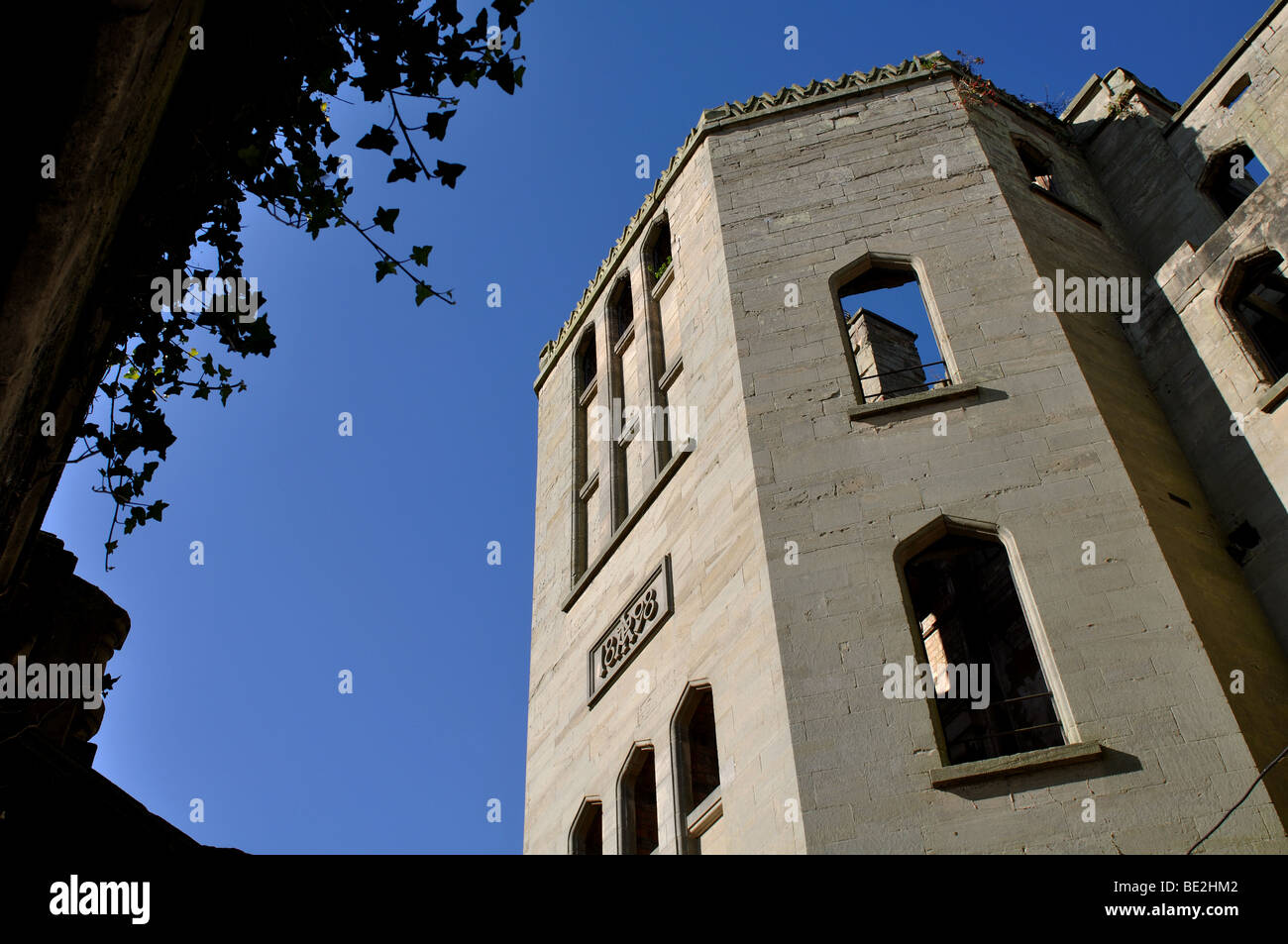 Ruins of Guy`s Cliffe House, Warwick, Warwickshire, England, UK Stock ...