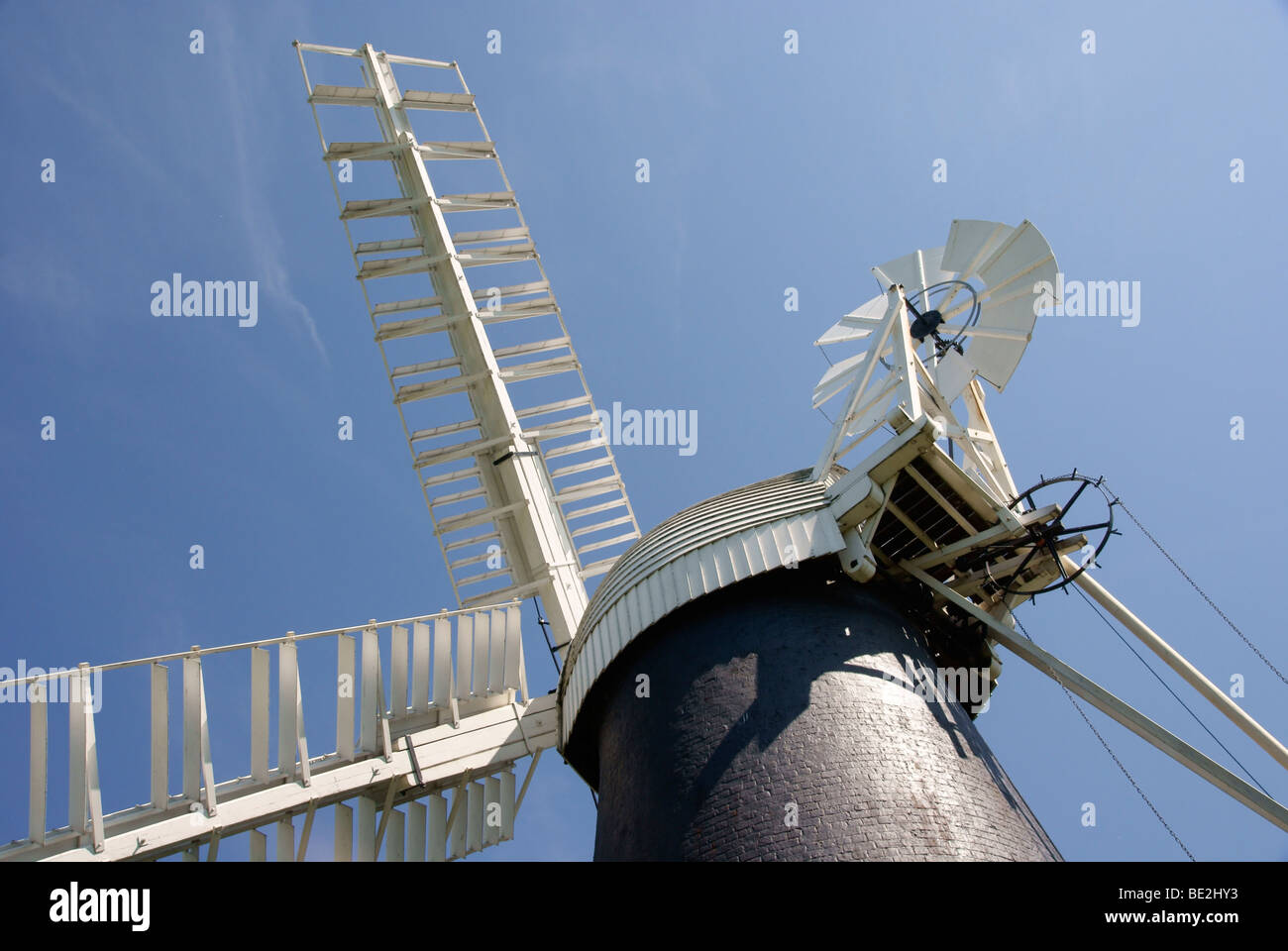 Windmill with sails hi-res stock photography and images - Alamy
