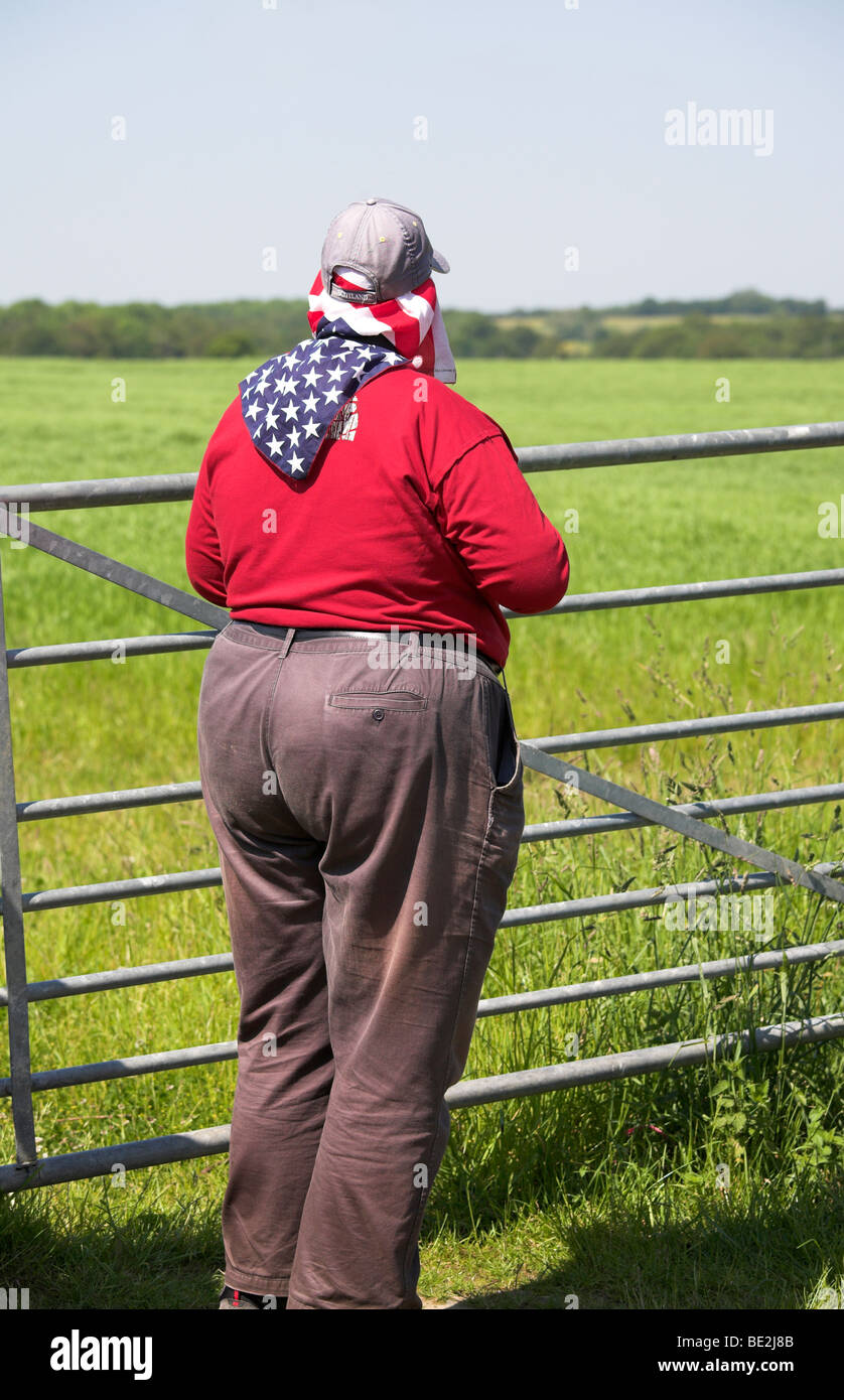 Rear view overweight large fat hi-res stock photography and images - Alamy