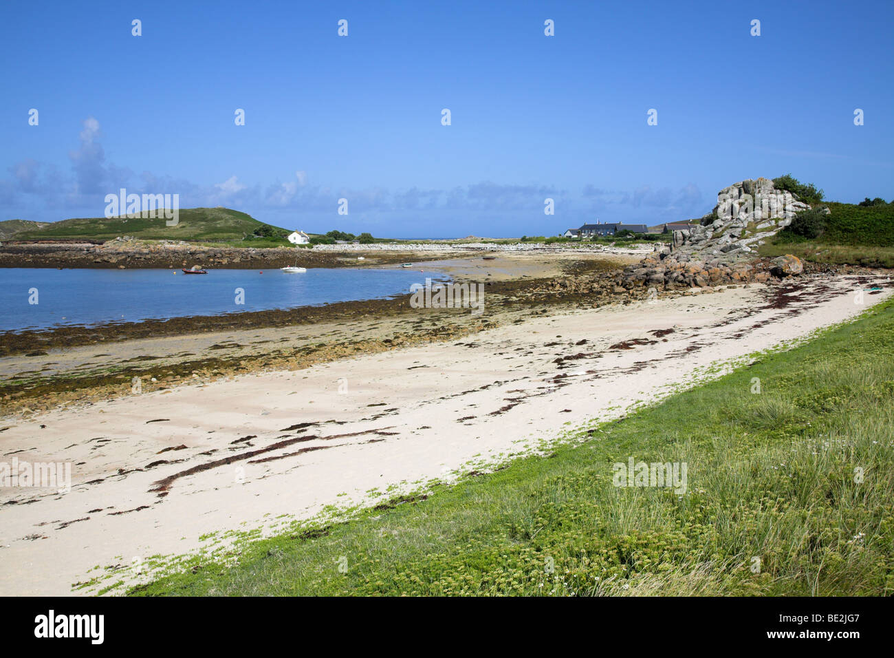 Remote beach on the island of Bryher, Isles of Scilly Stock Photo - Alamy
