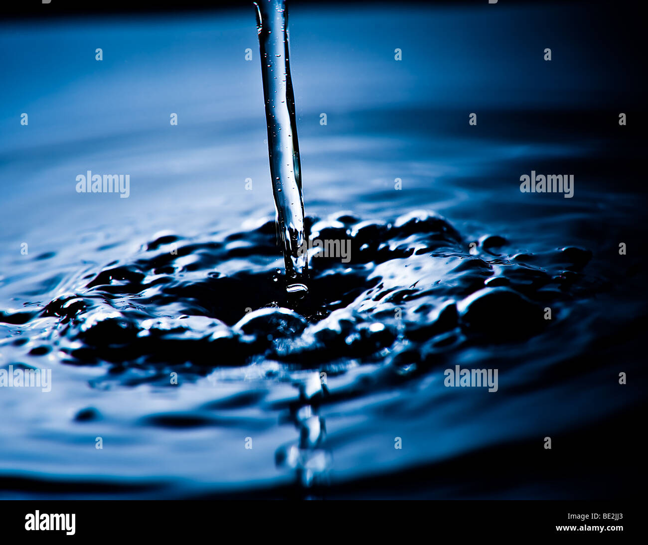 water pouring down on the surface Stock Photo - Alamy