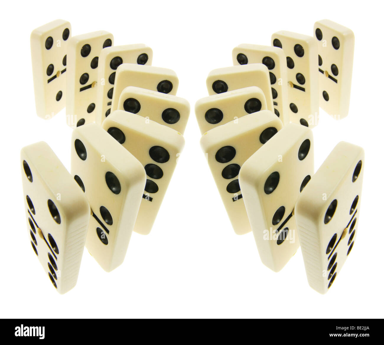 Domino sequence Cut Out Stock Images & Pictures - Alamy