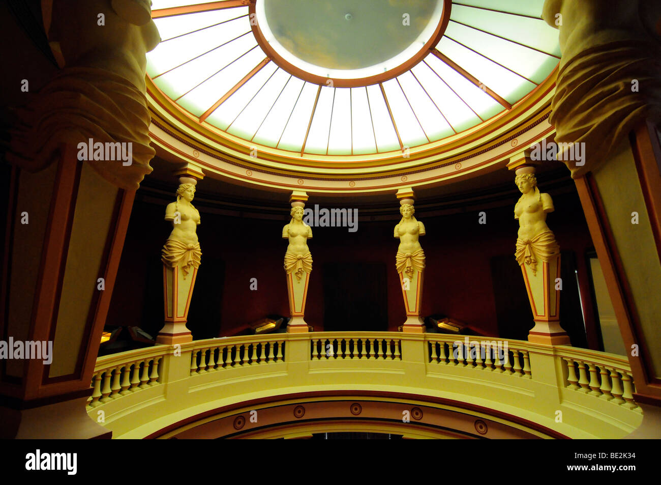 Interior of the Musee Guimet, a museum dedicated to Asian arts in ...