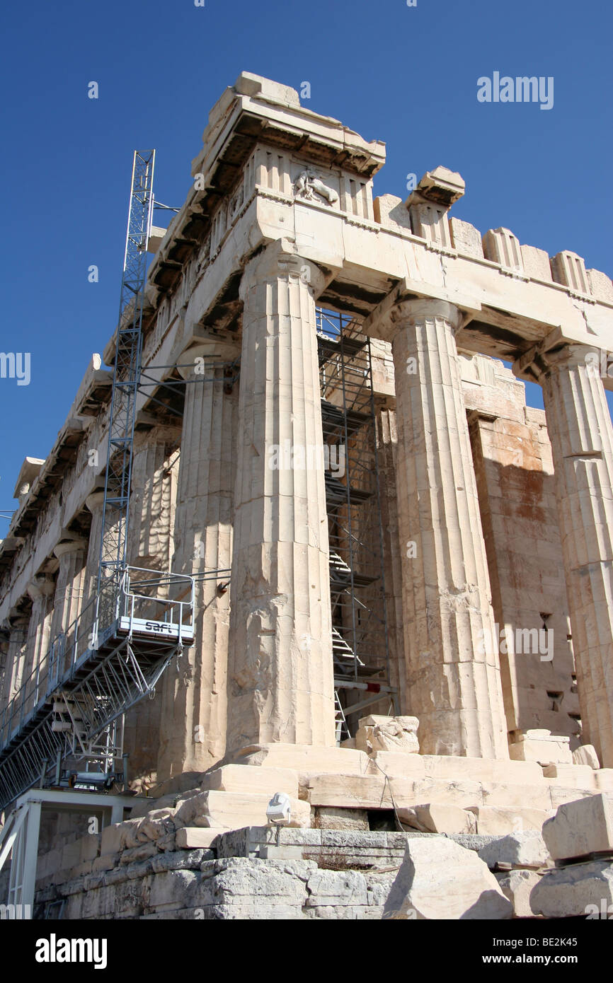Columns of the Acropolis in Athens, Greece Stock Photo - Alamy