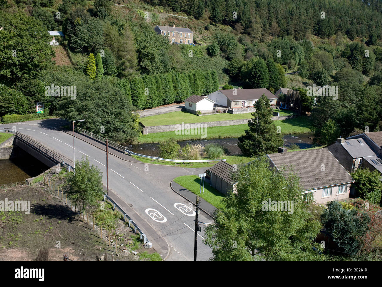 Pontrhydyfen village hi-res stock photography and images - Alamy
