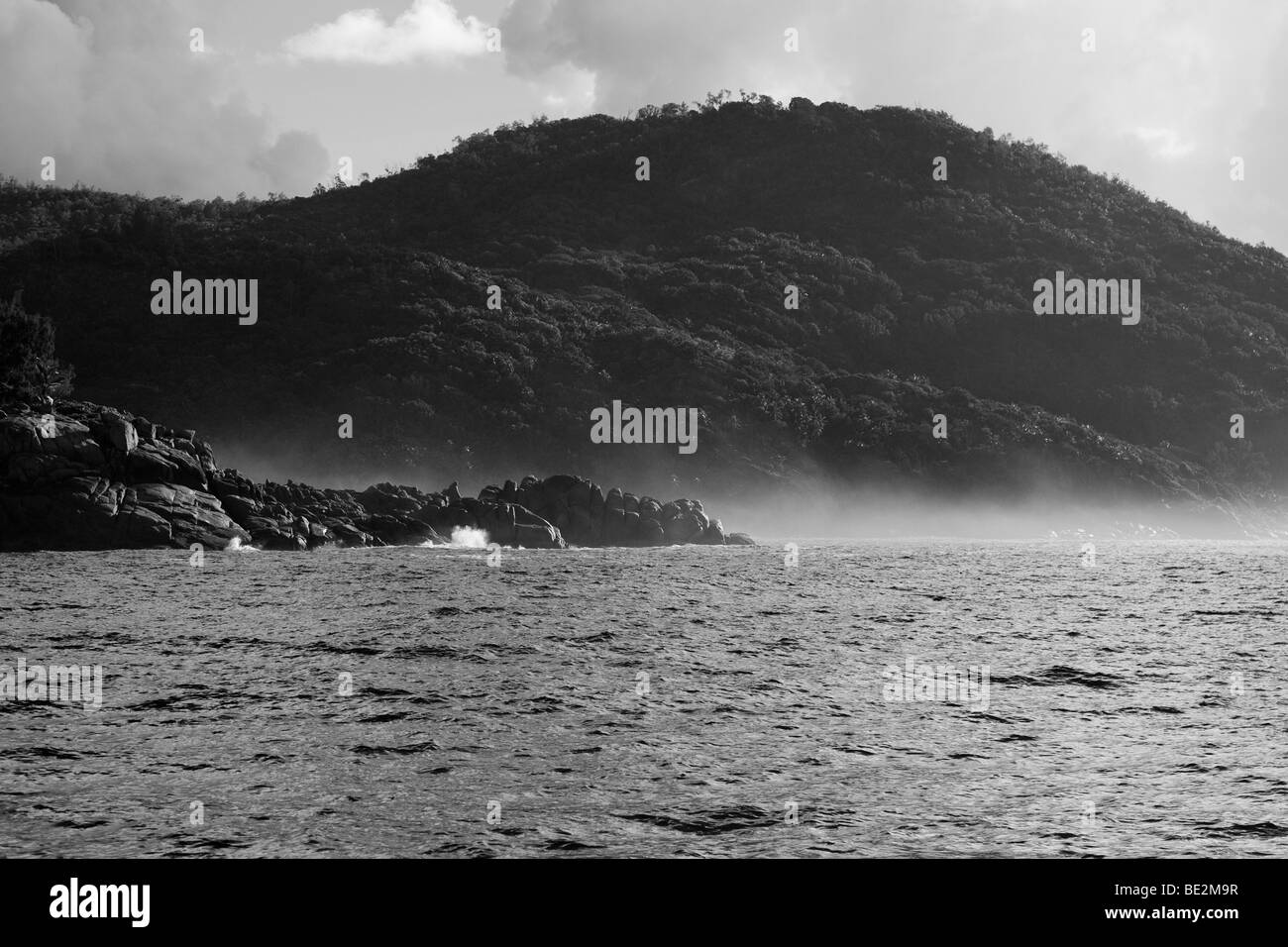 Seychelles ocean Black and White Stock Photos & Images - Alamy