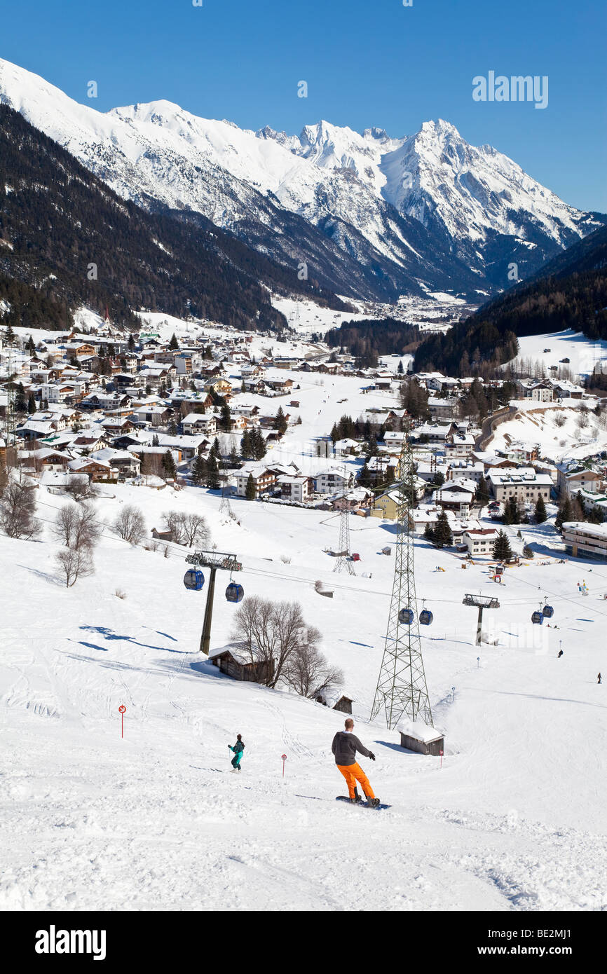 Ski resort austrian tirol hi-res stock photography and images - Alamy