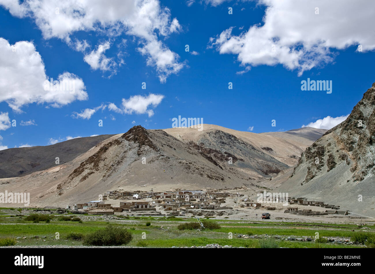 Puga village. Rupsu Valley. Ladakh. India Stock Photo - Alamy