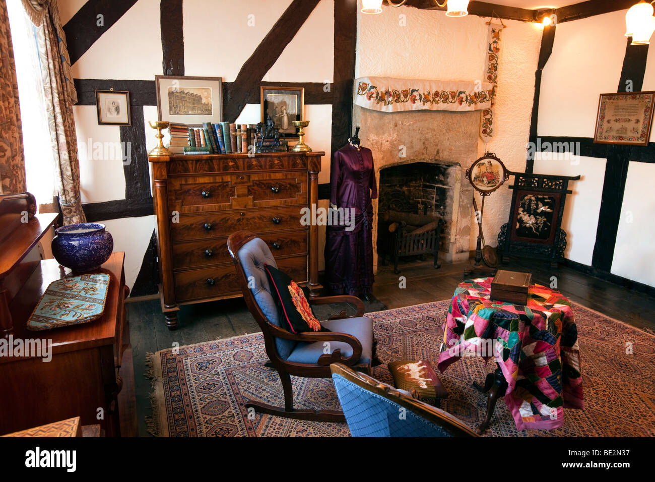 UK, England, Staffordshire, Stafford, Greengate Street, Ancient High ...