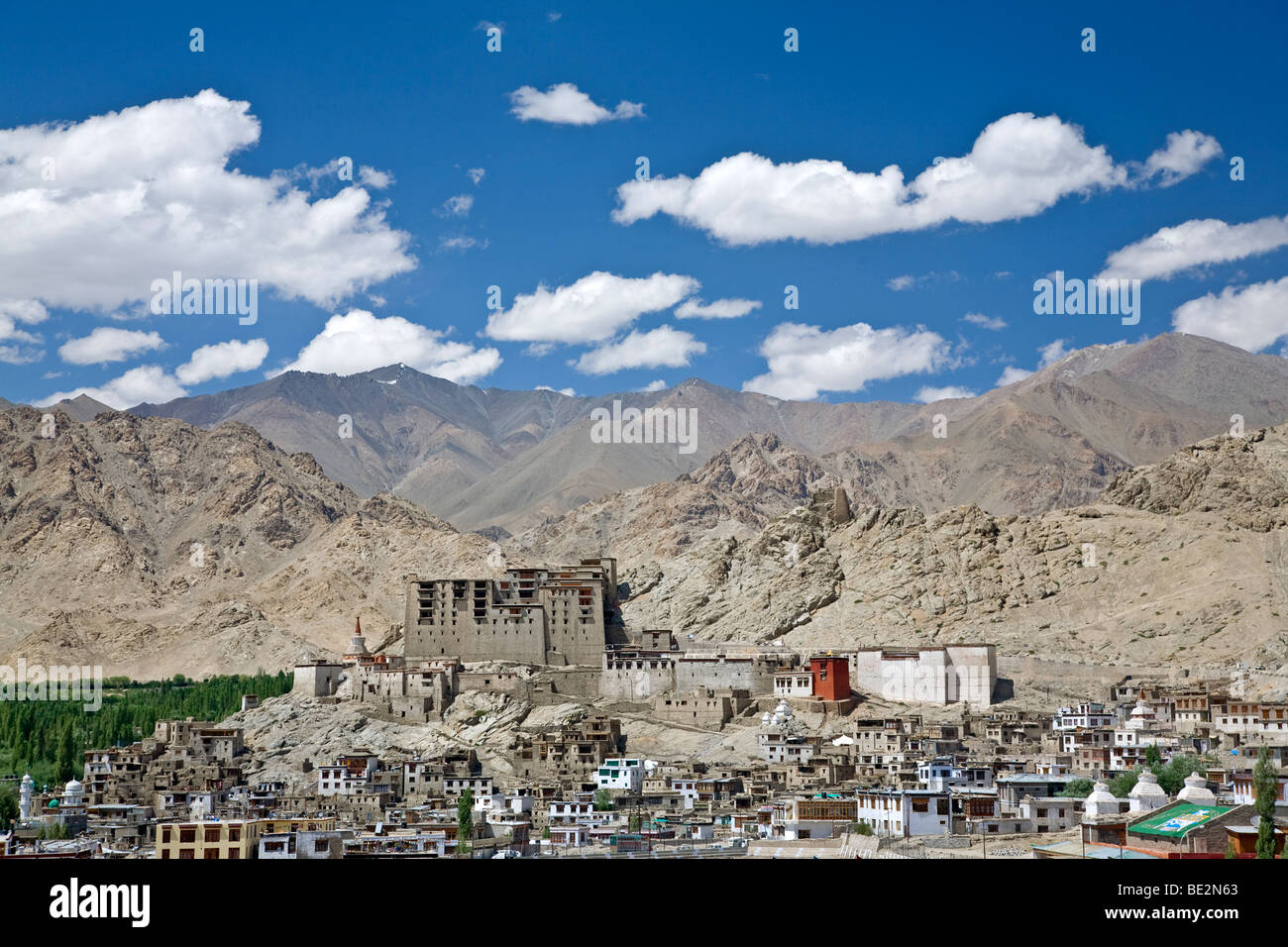 Leh view. Ladakh. India Stock Photo - Alamy