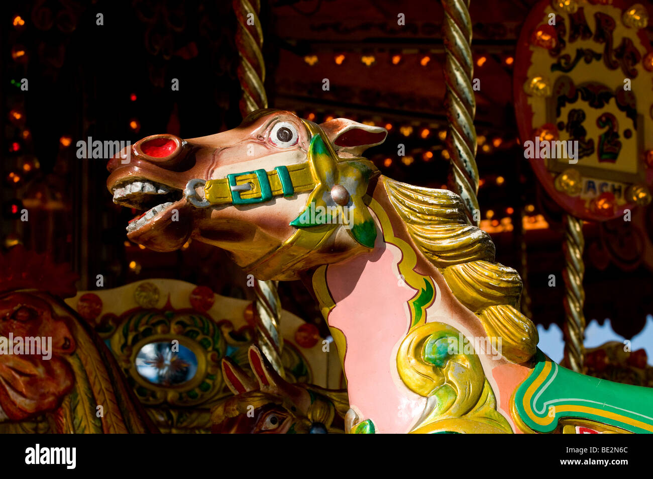 Traditional funfair carousel hi-res stock photography and images - Alamy