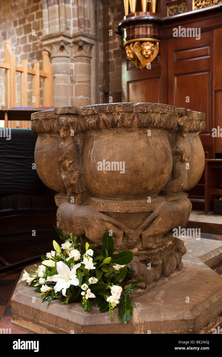 Church of england and baptism and font hi-res stock photography and ...