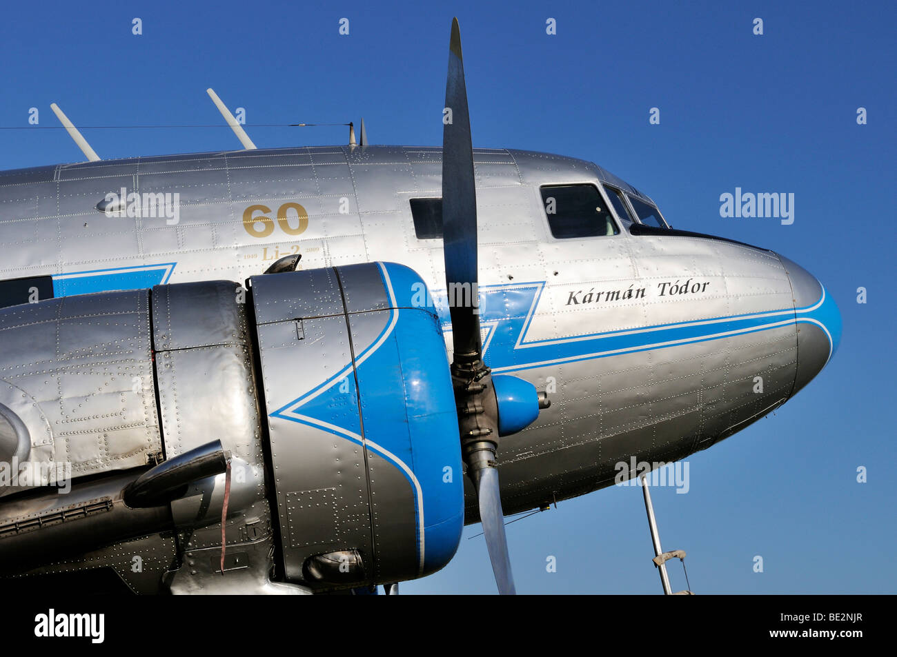Details of a Russian passenger plane Lisunov Li-2, a licensed version ...