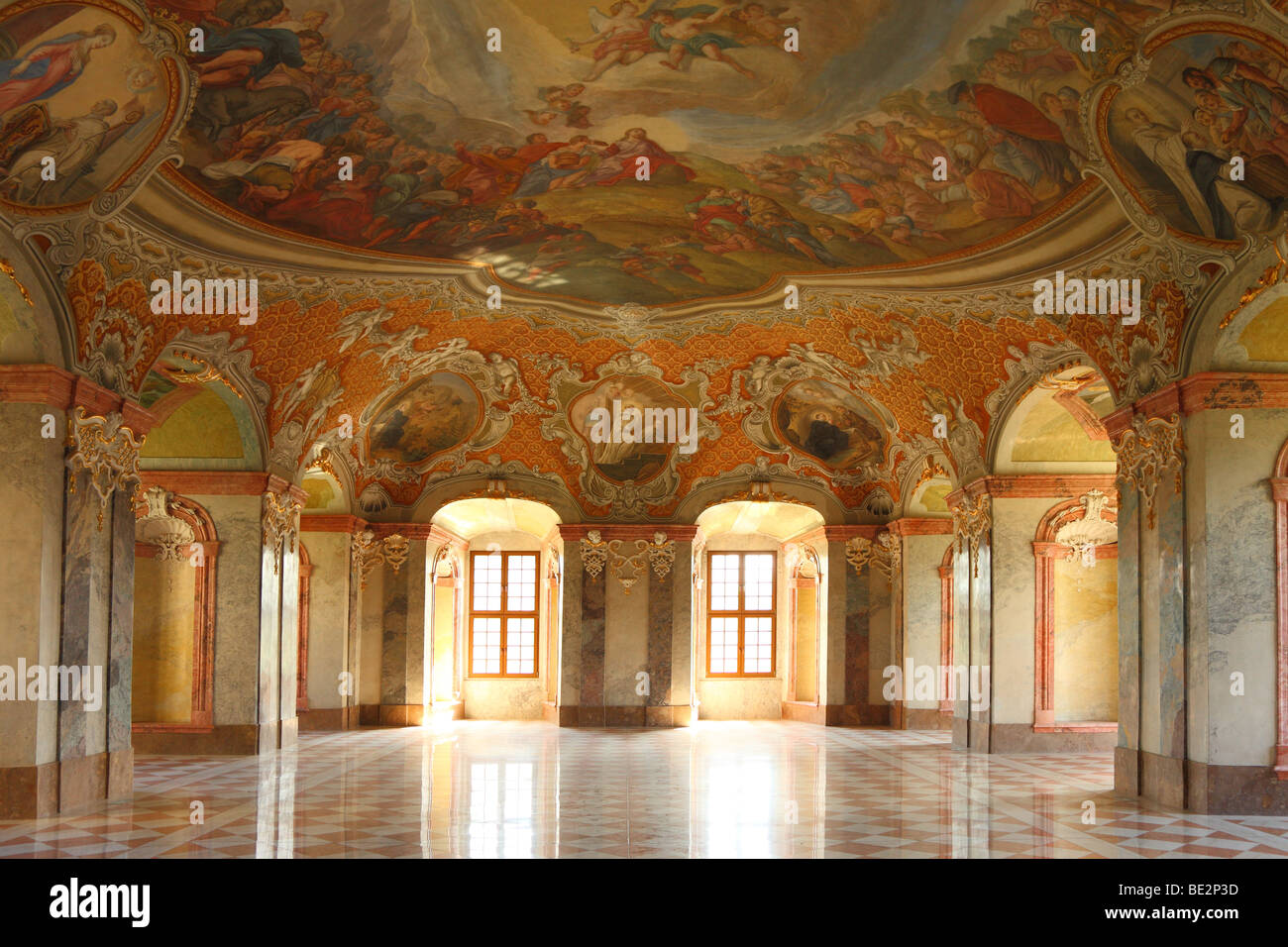 Refectory Lubiaż Monastery barocco style Lower Silesia Poland ...