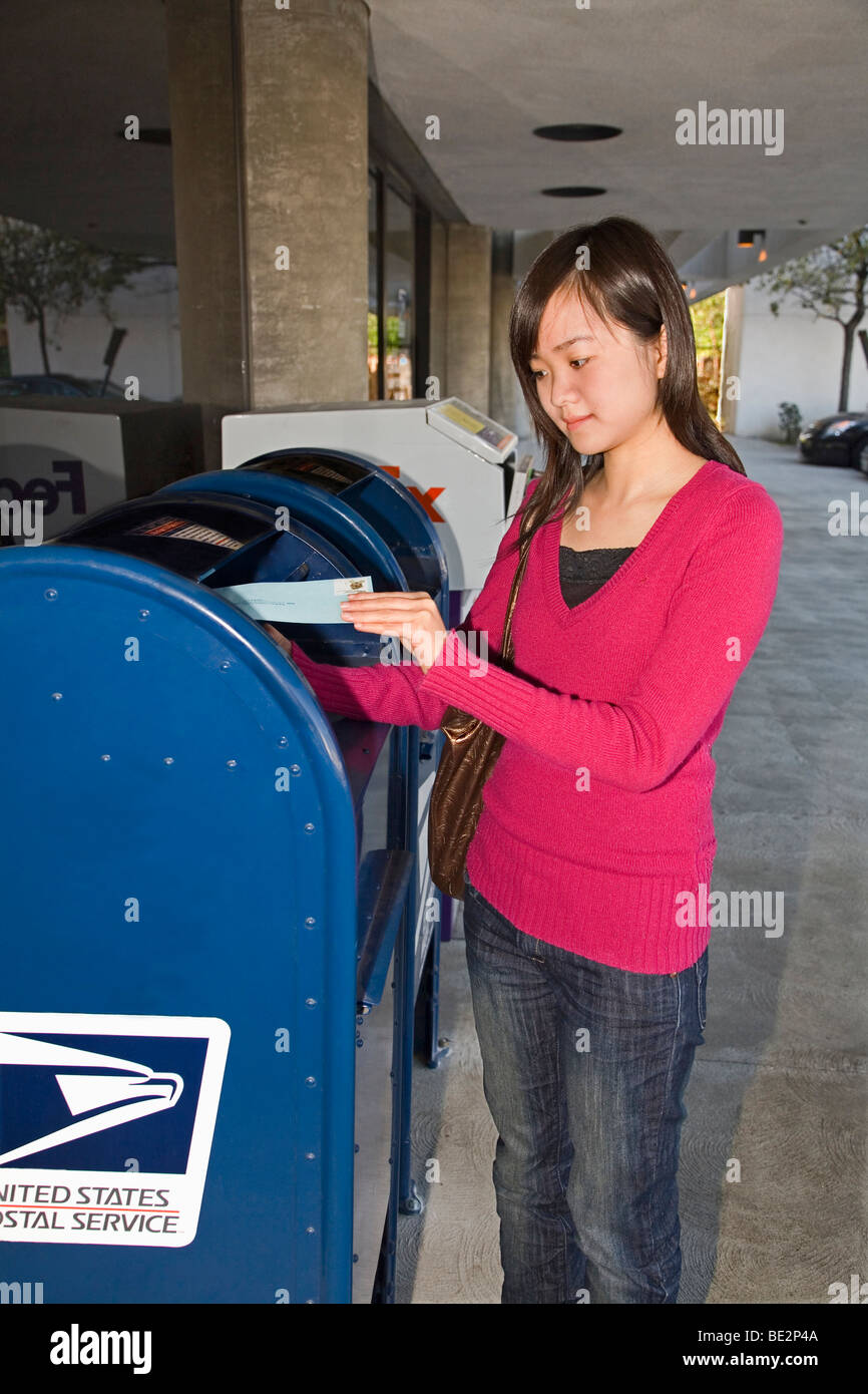 Chinese letter box post box hi-res stock photography and images - Alamy