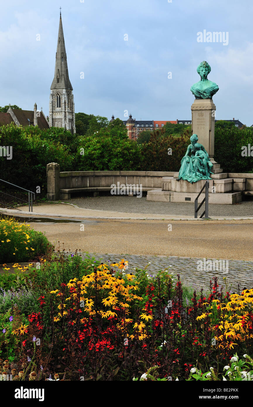 Marie, Princess of Denmark Statue in Copenhagen Stock Photo - Alamy