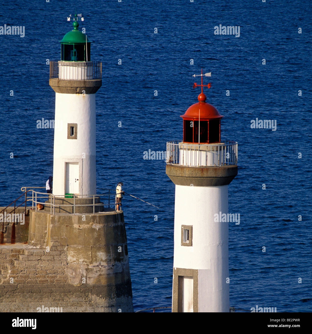 Light houses in France Stock Photo - Alamy