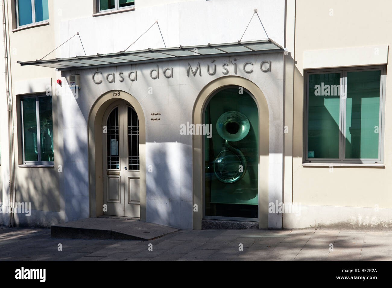 Casa da Musica (Music House) of Vila Nova de Famalicão. Braga District ...