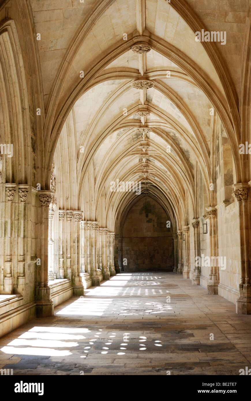 Gothic cloister of the Dominican monastery Mosteiro de Santa Maria da ...