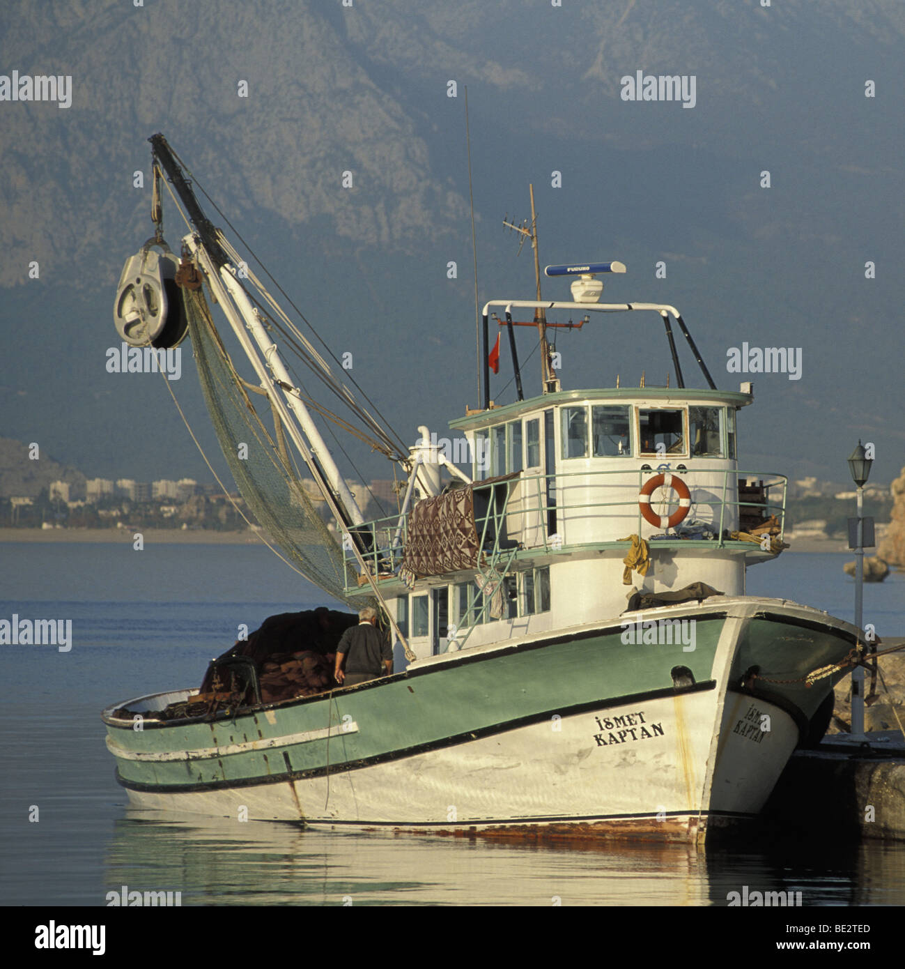 Fishing boat Turkey Stock Photo - Alamy